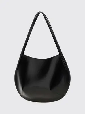 JIL SANDER Kante Ovine Leather Shoulder Bag With A Rounded Design