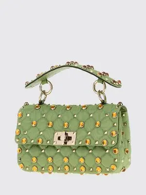 Valentino Garavani Rockstud Quilted Twill Mini Bag With Studs