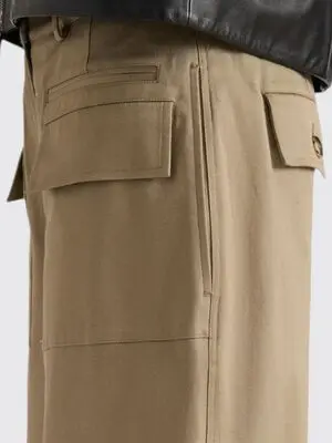 Proenza Schouler Wide-leg Stretch-cotton Cargo Trousers With Mid-rise Waist