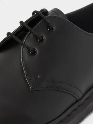 Dr. Martens 1461 Mono Smooth Leather Derby Shoes With Rubber Sole