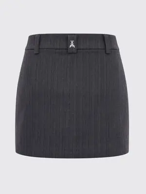 Patrizia Pepe Viscose Blend Chevron Pattern Pencil Miniskirt