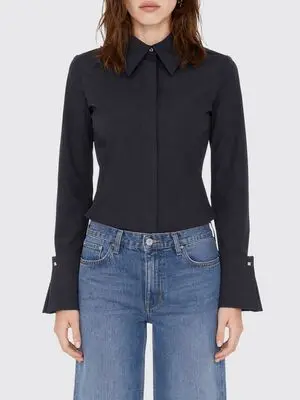 Elisabetta Franchi Striped Cotton Slim Fit Shirt With Slogan Print