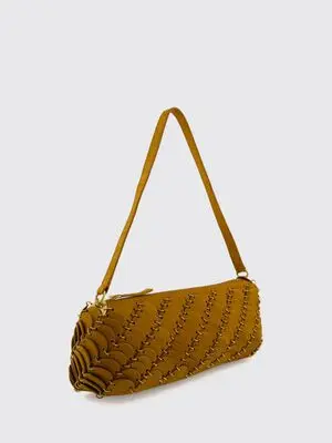 Rabanne Paco Cylindrical Leather And Brass Shoulder Bag With Ring