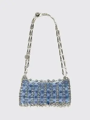 Rabanne 1969 Nano Shoulder Bag In Resin And Metal Mesh