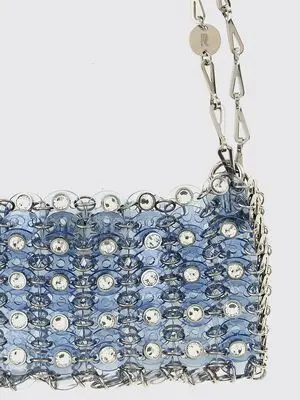 Rabanne 1969 Nano Shoulder Bag In Resin And Metal Mesh
