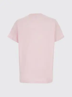 GANNI Cotton T-shirt With Teddy Bear Print And Contrast Logo