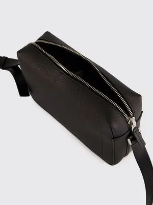 TOM FORD Calfskin Messenger Bag With Adjustable Strap And Logo