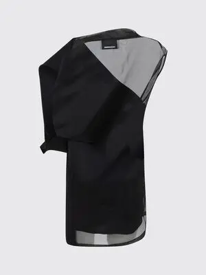 Sportmax One-shoulder Asymmetric Wool Sheath Mini Dress