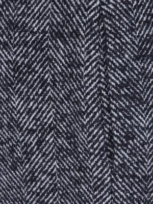 N° 21 High-waisted Chevron Wool-blend Midi Pencil Skirt