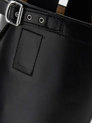 Dries Van Noten Smooth Leather Biker Boots With Double Pull-tabs - Black