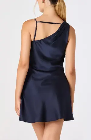 Astr The Label Bernice Cowl Neck Minidress