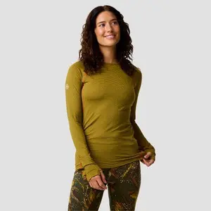 BACKCOUNTRY Pines Micrrid Ultra-lt Baselayer Crew Top - Fir