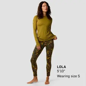 BACKCOUNTRY Pines Micrrid Ultra-lt Baselayer Crew Top - Fir