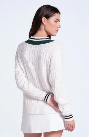 Lucky In Love Legacy Court Sweater