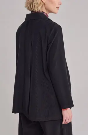 LUUKAA Adele Velvet Button Shirt