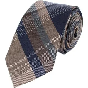 Trafalgar Rolando Stately Plaid Wool Blend Business Necktie Multiple