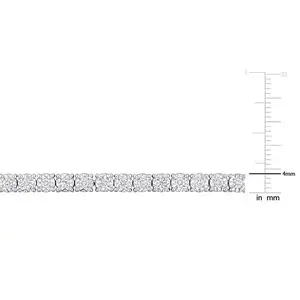 JULIANNA B. 1-1/2 Ctw Lab-grown Diamond Tennis Bracelet