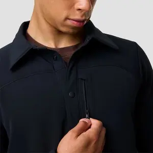 BACKCOUNTRY Destination Softshell Fleece Snap-up Shirt - Black