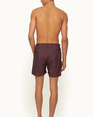 Orlebar Brown Bulldog Tailored-fit Swim Shorts - Damson