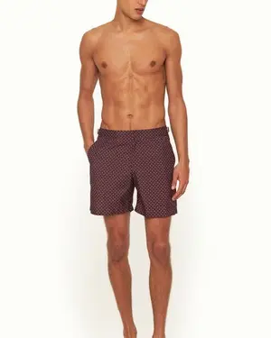Orlebar Brown Bulldog Tailored-fit Swim Shorts - Damson