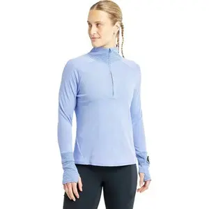 OISELLE Flyout Wool 1/2-zip Top - Blue Rapids