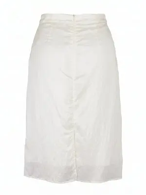 MODENAIRE Sequin Embellished Midi Skirt With Drawstring Waist