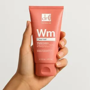 DR BOTANICALS Watermelon 2-in-1 Cleanser & Makeup Remover With Glycolic Acid