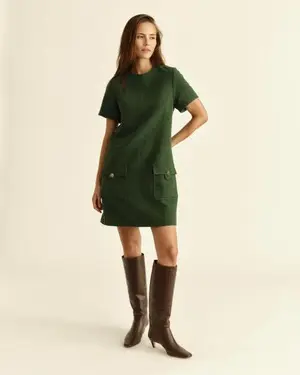 CARTOLINA Madison Bouclé Mini Dress