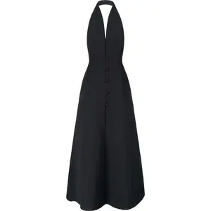 Staud Stella Halter Dress - Black