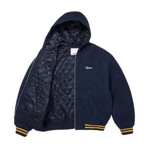 Supreme X Larry Clark Fw26 Hooded Varsity Jacket