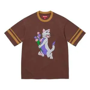 Supreme Fw26 Glitter Cat S/s T-shirt - Brown