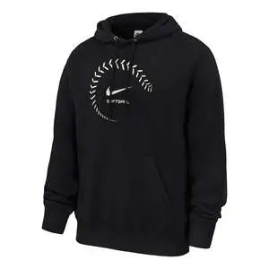 Nike Swoosh Club Fleece Hoodie - Black