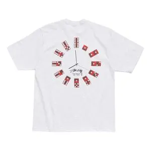 StÜssy Dice Clock T-shirt - Ash Heather