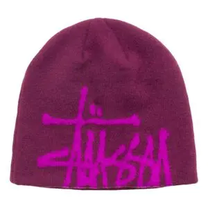 StÜssy Stussy Brushed Out Basic Skullcap 'plum' Plum