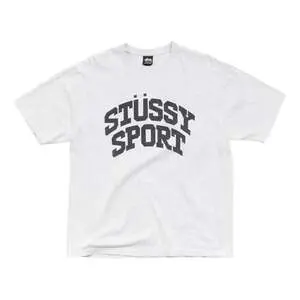 StÜssy Block Sport T-shirt - Ash Heather