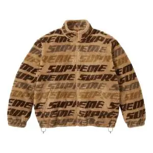 Supreme Fw26 Repeat Jacquard Fleece Jacket