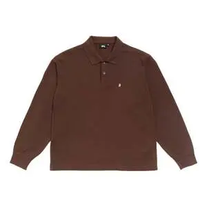 StÜssy Classic Pique Ls Polo - Brown