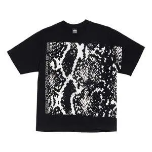 StÜssy Snakeskin T-shirt - Black