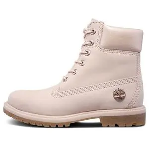 Timberland Premium Waterproof Lace Up Hiking Boots 'pale Pink - Pink/brown