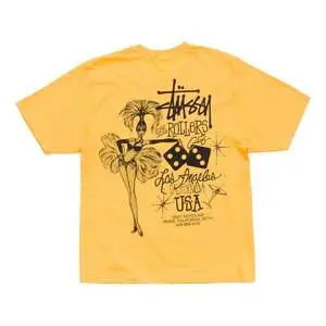 StÜssy High Rollers T-shirt - Marigold