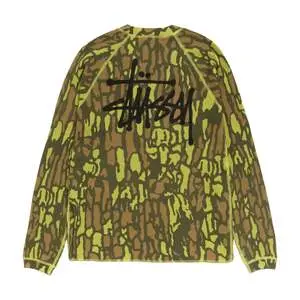 StÜssy Basic Thermal - Tree Bark Camo