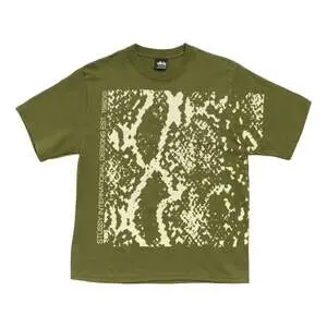 StÜssy Snakeskin T-shirt - Olive