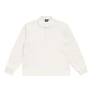 StÜssy Classic Pique Ls Polo - Bone