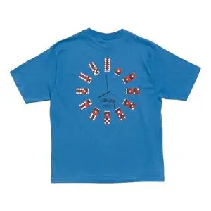 StÜssy Dice Clock T-shirt - Blue
