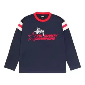 StÜssy Ls Ringer T-shirt - Ink