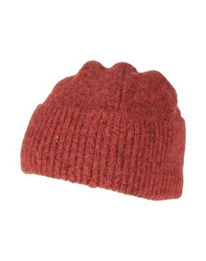 Brunello Cucinelli Hat Size Alpaca Wool, Synthetic Fibers, Wool, Silk, Cotton - Red