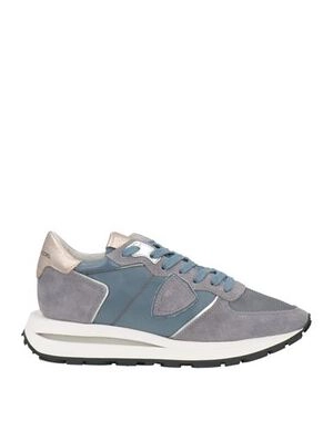 Philippe Model Sneakers Size Leather, Textile Fibers - Grey