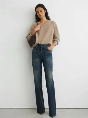 REISS Andi Tall High-rise Bootcut Jeans