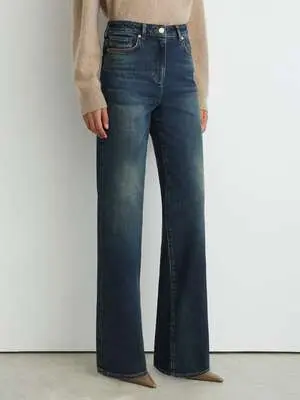 REISS Andi Tall High-rise Bootcut Jeans