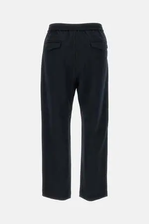 Barena Venezia Pantaloni Slim Alfonso In Flanella Di Lana Stretch - Blue